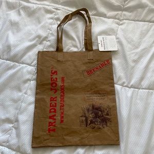 Trader Joe’s | Bags | Trader Joes Washable Paper Reusable Grocery Bag ...